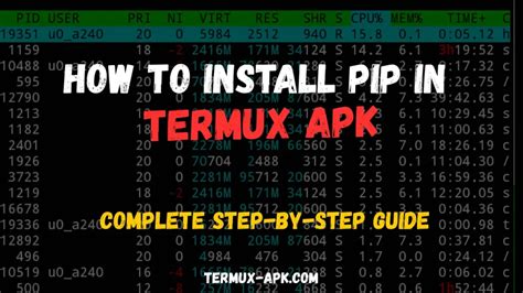 How To Install Pip In Termux Complete Guide For Beginners