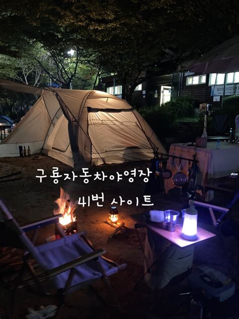 치악산국립공원 구룡자동차야영장 자리 바꿔 이용한 후기21번 41번 최대 단점 네이버 블로그