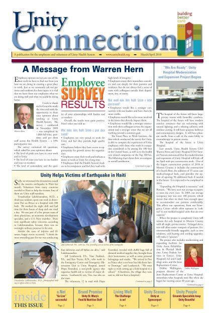 Inside Unity Health System