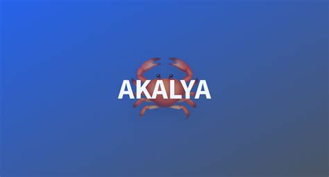 Akalya A Hugging Face Space By Akalya09