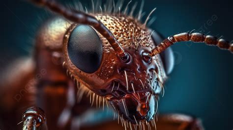 개미의 머리와 더듬이는 어두운 배경으로 표시됩니다 개미의 현미경 사진 개미 곤충 배경 일러스트 및 사진 무료 다운로드 Pngtree