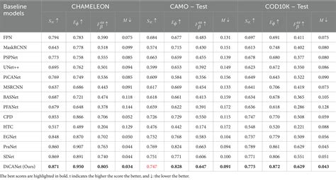 Frontiers Discriminative Context Aware Network For Camouflaged Object