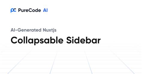 Deploy Nuxtjs Collapsable Sidebar Fast With Ai