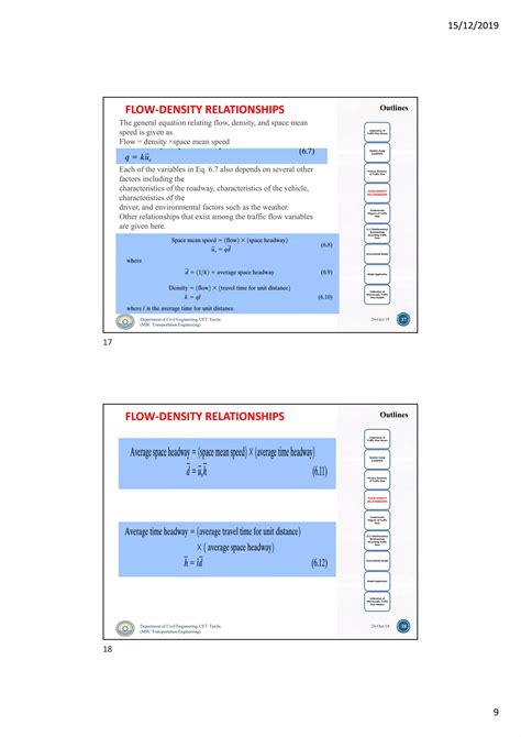 Chapter 6 Fundamentals Of Traffic Flow Pdf