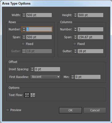 Create Columns Of Text With Illustrator S Area Type Tool Dummies