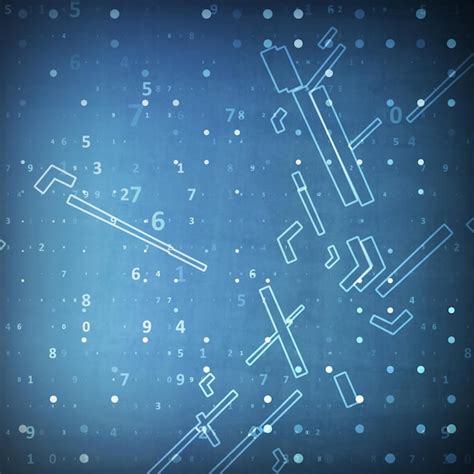 Premium Vector Digital Code Background