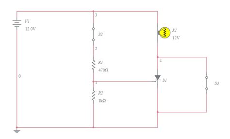 Thyristor Multisim Live