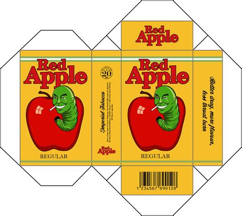 Red Apple Cigarettes 2 Images Behance