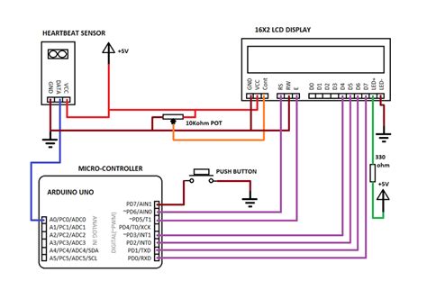 Heartbeat Sensor Using Arduino Circuit Diagram Circuit Diagram