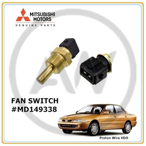 Original Proton Wira Vdo Fuel Injection Engine Coolant Temperature Thermo Fan Switch Sensor 2