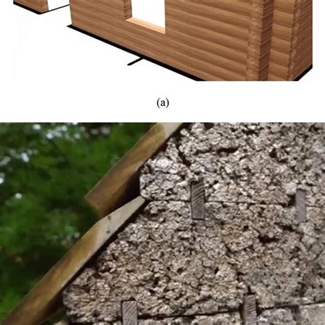 Construction Of Building Based On The Tree Trunk And Cork Download Scientific Diagram