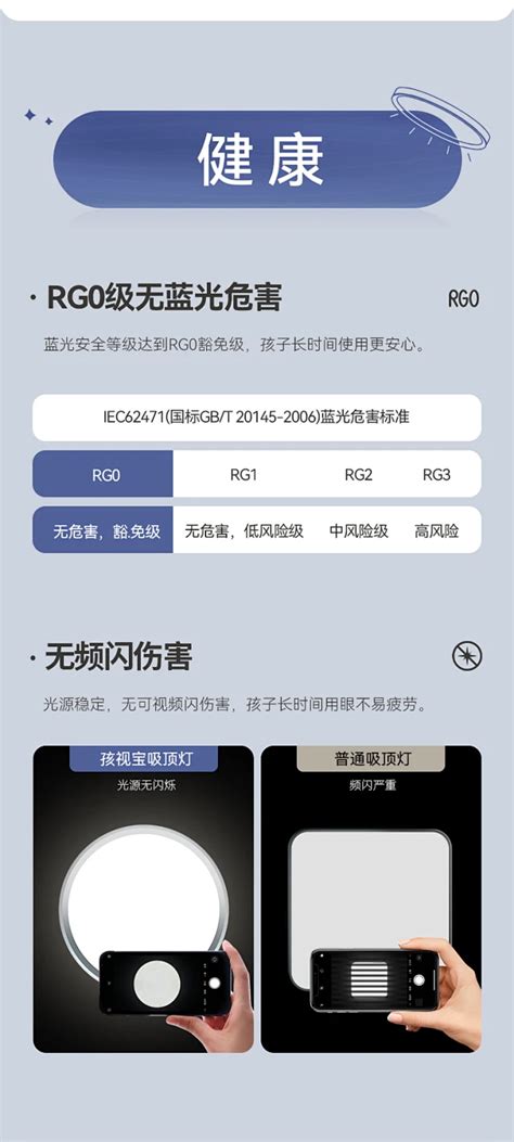 孩视宝护眼吸顶灯儿童房全光谱led卧室书房灯简约超薄灯具ah33 T 天猫 花瓣网