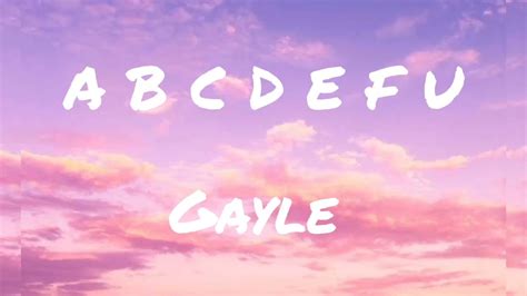A B C D E F U Lyric Video A B C D E F U Lyrics Mucis Mucislyrics Song Mucislyrics Youtube