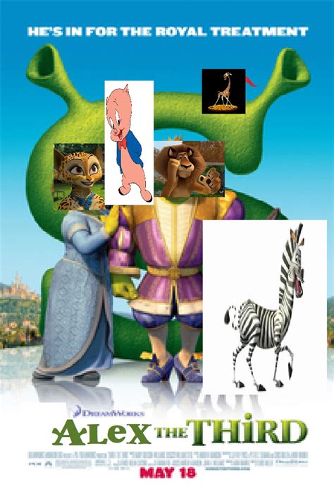 Alex The Third Shrek The Third Pach Bienaber Version Style The Parody