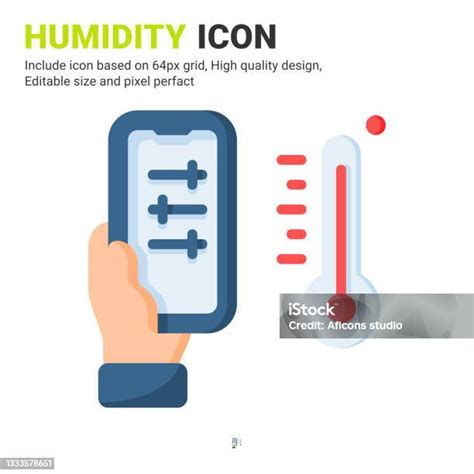 흰색 배경에 격리 된 평평한 색상 스타일이있는 습도 아이콘 벡터입니다 벡터 일러스트 레이션 습기 기호 기호 기호 개념 디지털 농업 기술 산업 농업 및 모든 프로젝트 선풍기