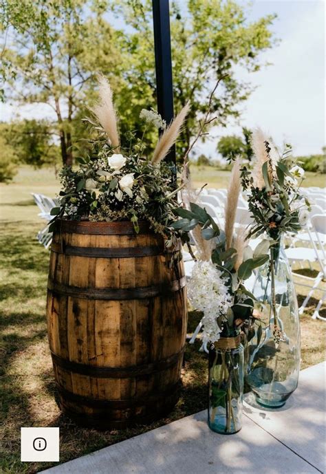 Whiskey Barrels Barrel Wedding Decor Whiskey Barrel Wedding Barrel