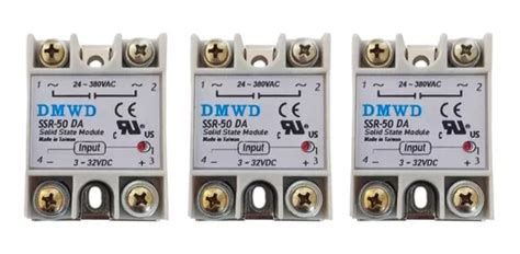 Dmwd 50a Relé 3 Unidades 380v 3 32vdc Dmwd Ssr Sólido Parcelamento sem juros
