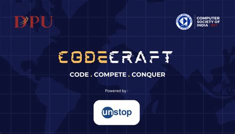 Codecraft By Computer Society Of India Csi Dy Patil Institute Of Technology Pimpri Pune