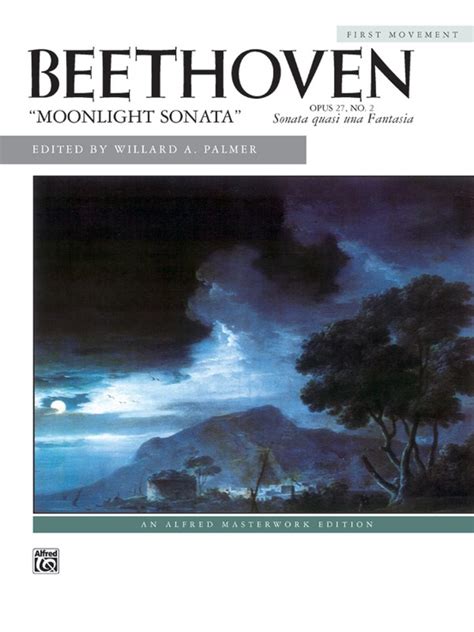 Beethoven Moonlight Sonata Opus 27 No 2 First Movement Piano