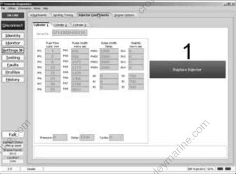 Service Manual HP E TEC Engine Managment Module Diagnostic Software Functions Crowley
