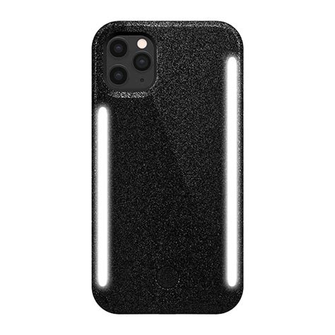 lumee duo case for iphone 11 pro black glitter | Jomla.ae