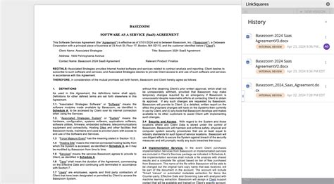 Microsoft Word Integration Linksquares