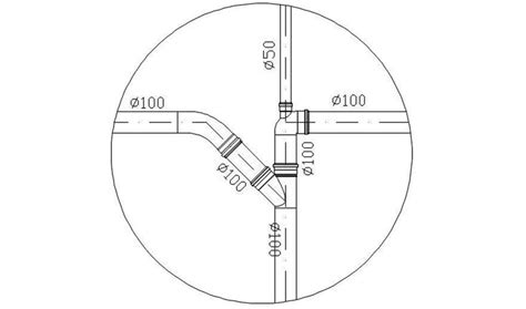Water Pipe Connection Section Details Are Given In This Autocad Dwg Drawing Download The Autocad