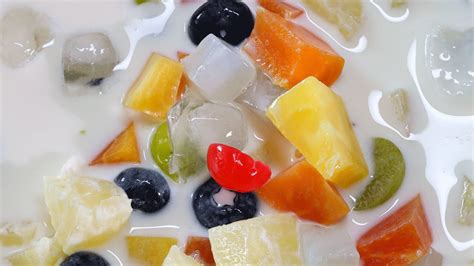 우유 품은 후르츠칵테일 해먹기 추억의 여름 별미 Youtube