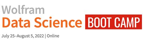 wolfram data science boot camp 2022 online technical discussion