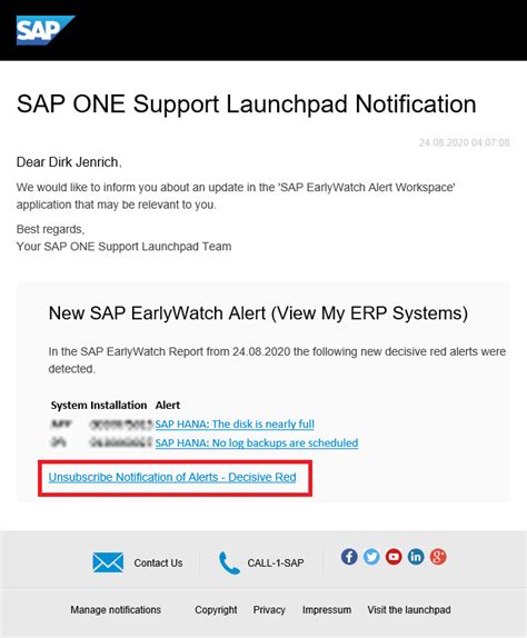 Stay Informed About New Sap Earlywatch Alerts You Sap Community