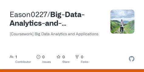 GitHub Eason0227 Big Data Analytics And Applications Coursework Big Data Analytics And