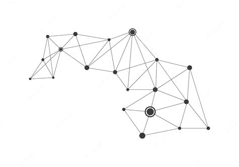 Premium Vector Polygonal With Connecting Dots And Lines