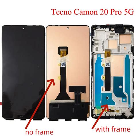 Amoled For Tecno Camon Pro G CK N CK LCD Display Touch Screen Digitizer Assembly With