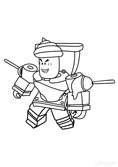 Kolorowanki Roblox Do Druku