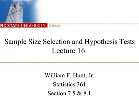 Ppt Hypothesis Tests Steps And Notation 1 Sample Powerpoint