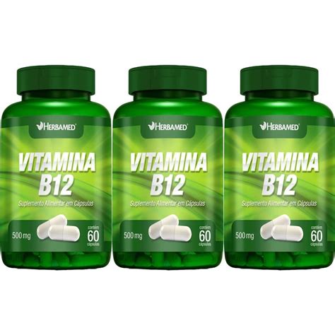 Kit X Vitamina B C Psulas Herbamed Otimanutri