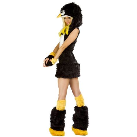 Sexy Penguin Villus Adult Costume Naughty Animal Cosplay Fancy Dress