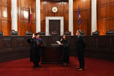 Supreme Court Justice Ramon Paul L Hernando Sworn In As Set Member Senate Electoral Tribunal