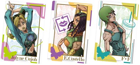 Wafer Card Vol 2 Jojos Bizarre Adventure Stone Ocean Candy Toy Bandai