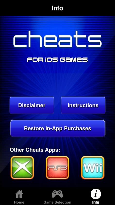 Cheats Mobile Cheats for iOS Games iPhone用ダウンロード無料