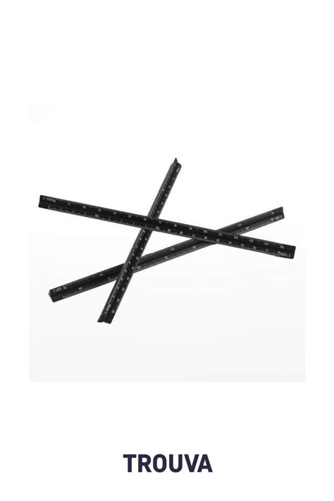 Cinqpoints Aluminium Triangular Scale Ruler Triangular Scale Triangular Organic Beauty Brands