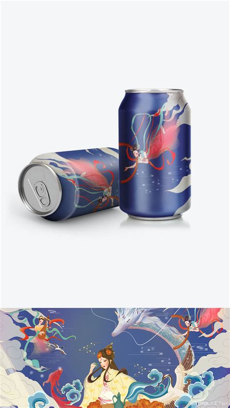 国潮画风 礼盒样机包装设计设计作品 设计人才灵活用工 设计dna