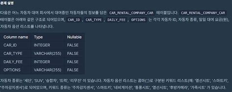 문제 42 평균 일일 대여 요금 구하기 난이도 3 avg 함수 소수점 처리