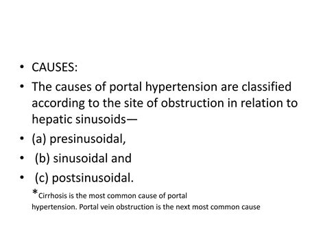 Portal Hypertension Pptx Digestive Disorders Diseases And Conditions
