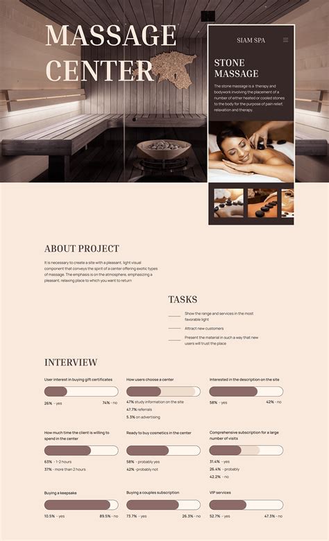 Massage Center On Behance