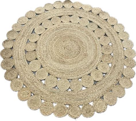 Natural Cream Round Jute Table Mat Size 20 Inch Diameter At Rs 70