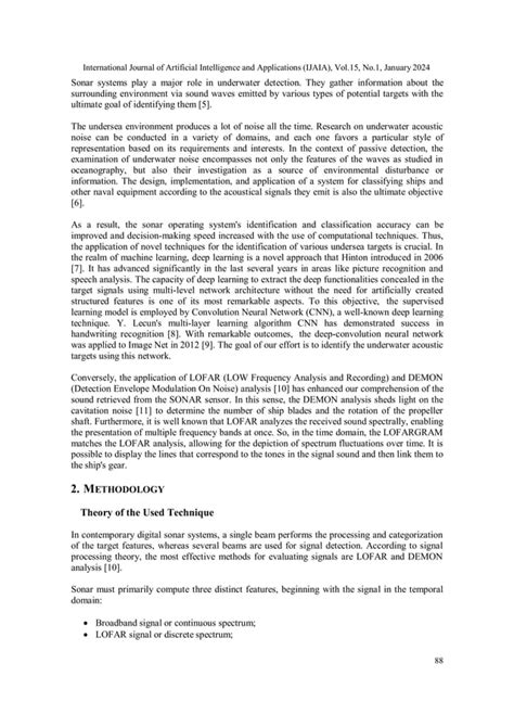 Passive Sonar Detection And Classification Based On Demon Lofar Analysis And Neural Network
