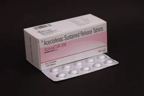 Aceclofenac Sustained Release Tablets At ₹ 510 Box Aceclo Tablet In Ahmedabad Id 2851933706973