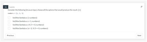 Solved Points Consider The Following List As An Input Chegg
