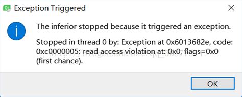 Read Access Violation At 0x0 Flags 0x0错误 解决方案 Csdn博客